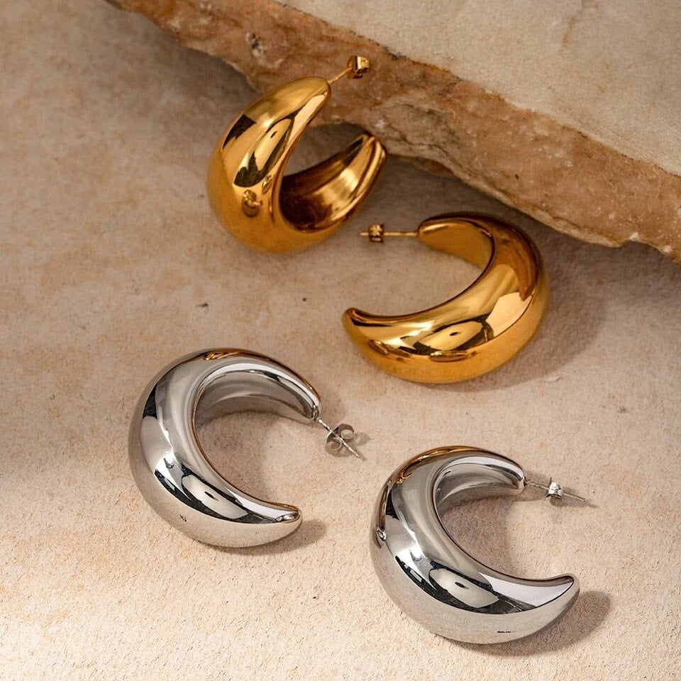 Big bold hoops | Earthy Bae